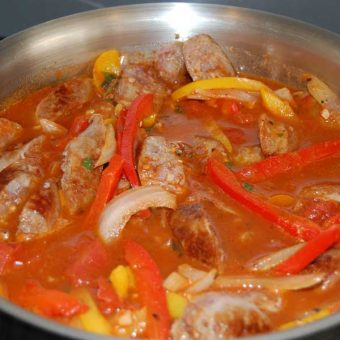 Sausage, Peppers and Onions – Bolder Beans